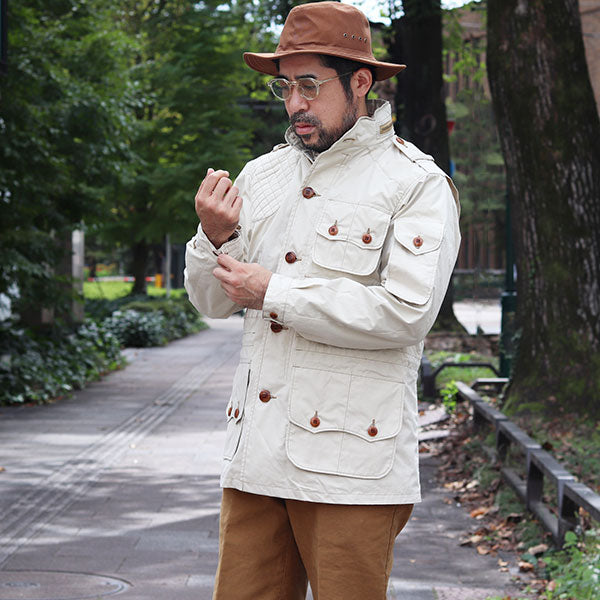 EXPLORER JACKET / OUTDOOR STYLE EXPLORATION CLOTHING / YARN-DYED DESER ...